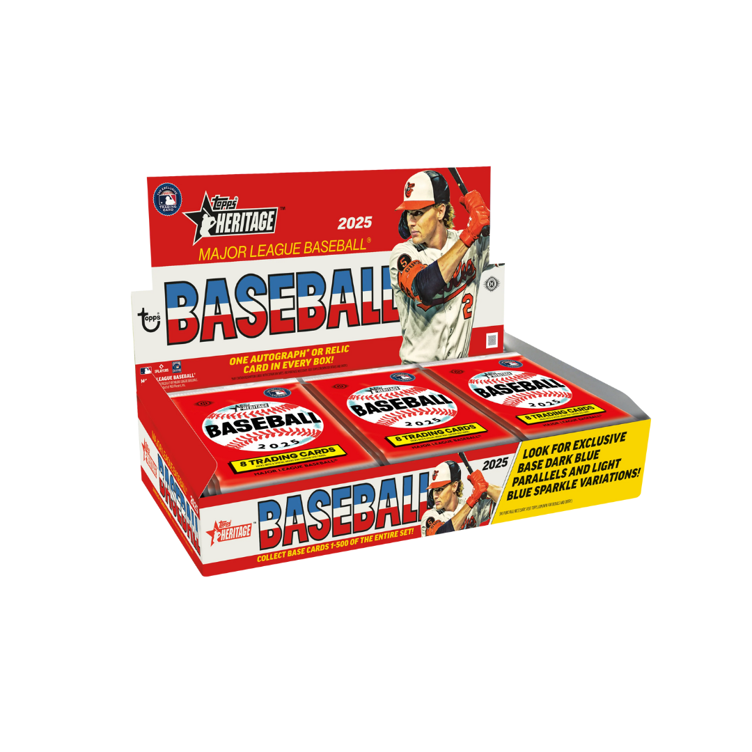 2025 Topps Heritage Baseball Hobby Box – Burbank Cards