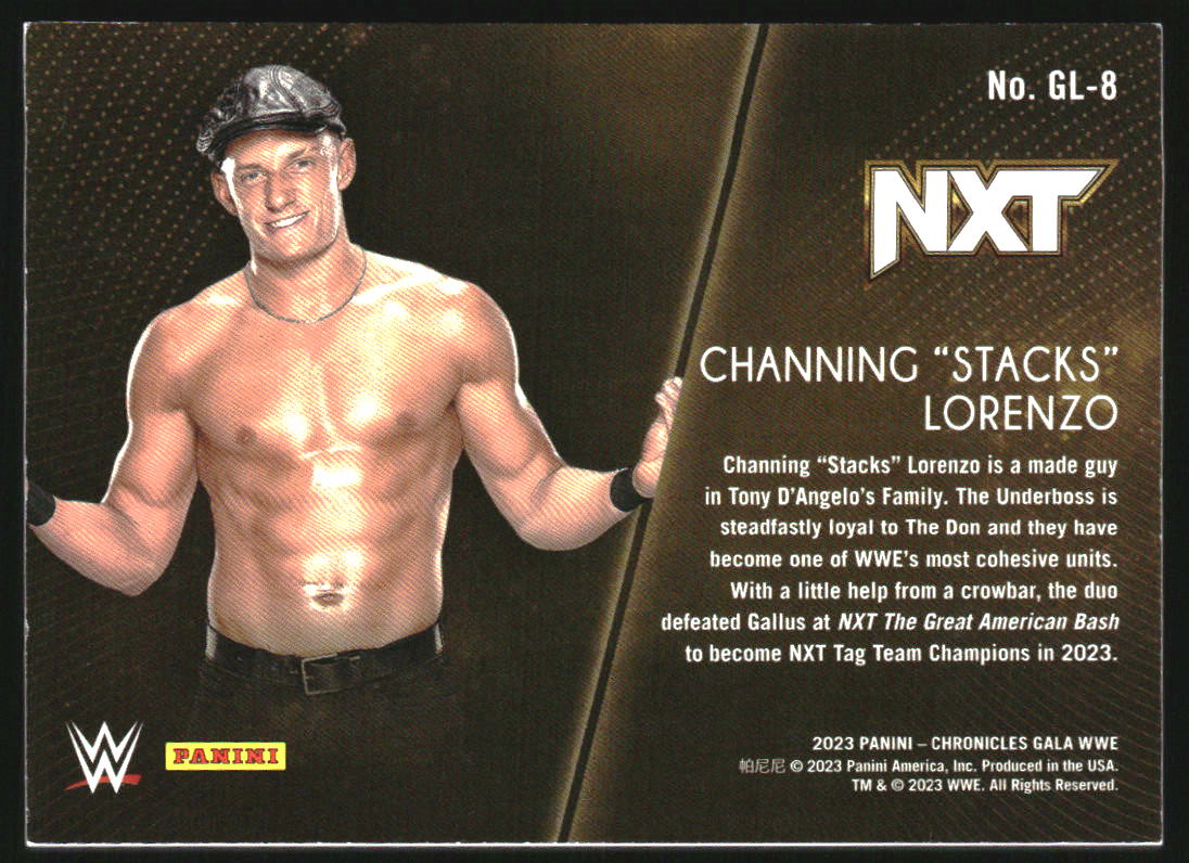 2023 Panini Chronicles WWE Gala Rookies #8 Channing 2023 Panini Chronicles WWE Gala Rookies #8 Channing