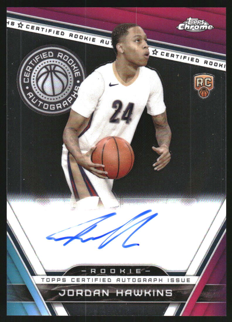 2023-24 Topps Chrome Rookie Autographs #CRAJOH Jordan Hawkins RC Auto ...