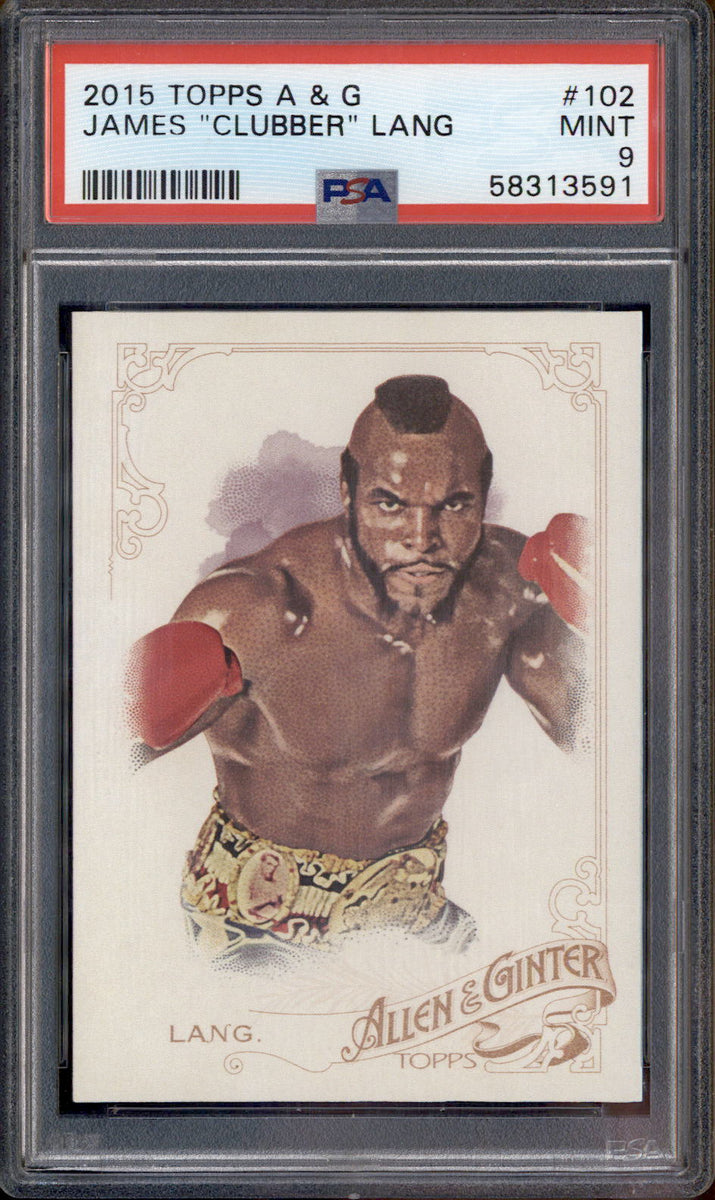2015 Topps Allen & Ginter #102 James Clubber Lang PSA 9 – Burbank Cards