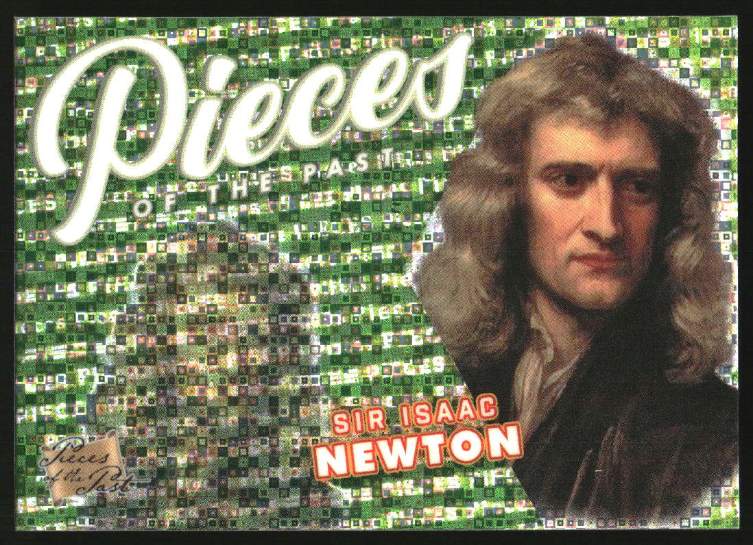 2021 Super Products Pieces of the Past Green Sir Isaac Newton 1/1 ...