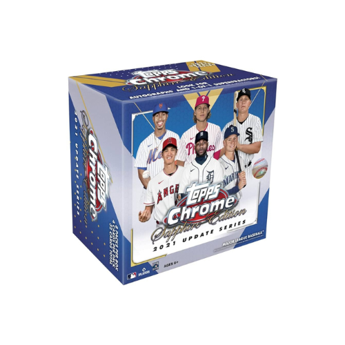 2021 Topps Chrome Baseball Update Series Sapphire Edition Hobby Box ...