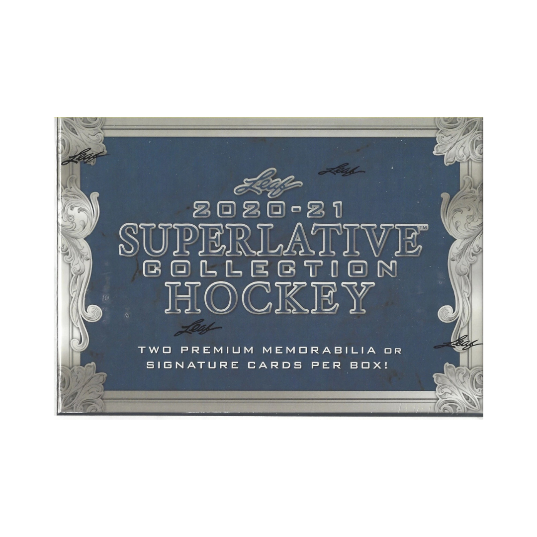 2020-21 Leaf Superlative Collection Hockey Hobby Box – Burbank Cards