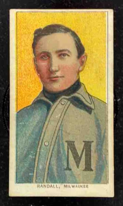 T206 Piedmont 350 Sebject Newt Randall Milwaukee – Burbank Cards