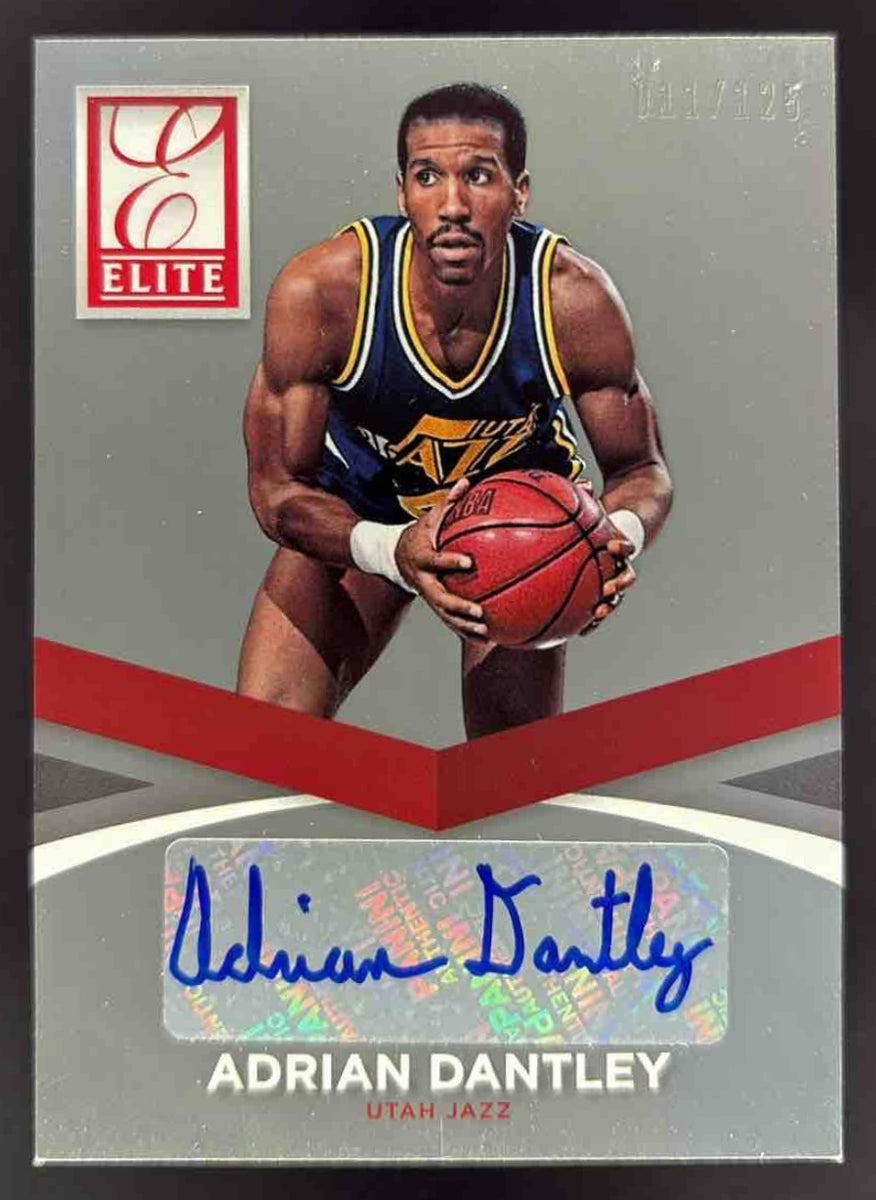 2014-15 Panini Donruss Elite Status Signatures #38 Adrian Dantley Auto ...