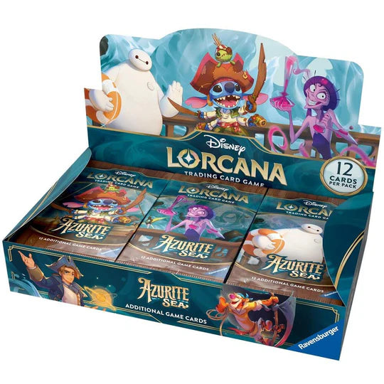 Disney Lorcana Azurite Sea Box Booster Box – Burbank Cards