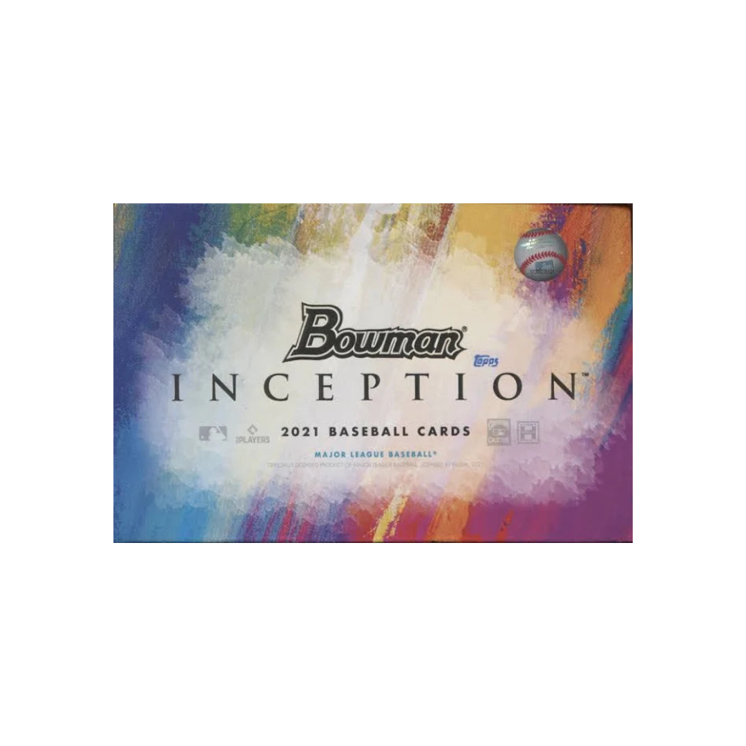 2021 Bowman Inception Baseball Hobby Box – Burbank Cards