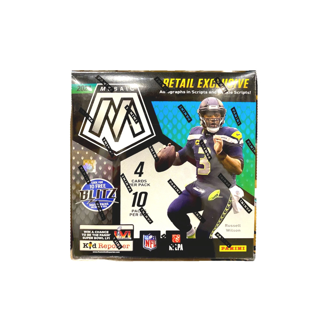 2021 Panini Mosaic Walmart Football Mega Box – Burbank Cards